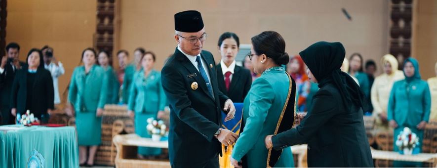 Bupati Melantik Bunda PAUD, Bunda Literasi, Pengurus TP PKK dan Tim ...