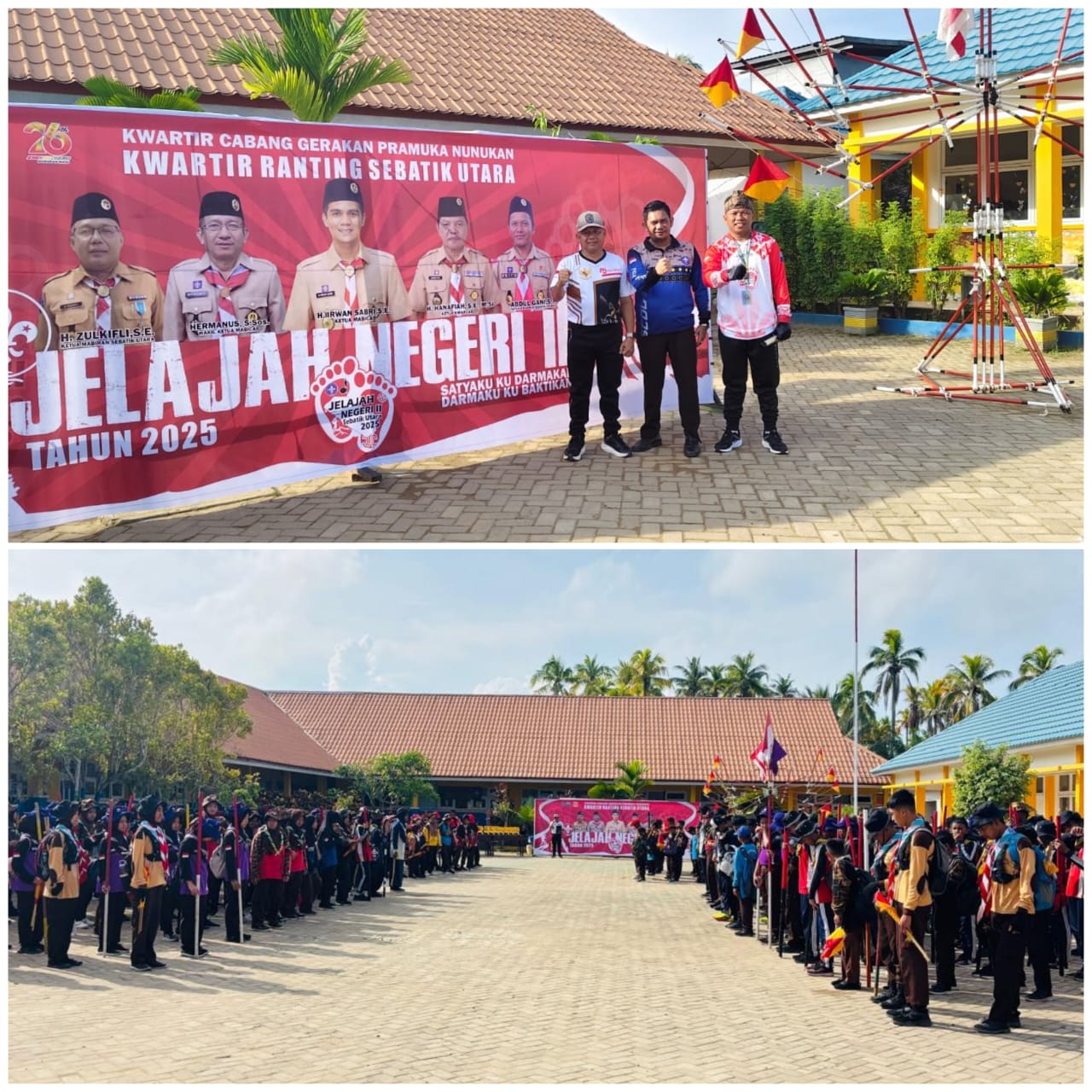 Jelajah Negeri II Pramuka Sebatik Utara Tanamkan Semangat Kebersamaan ...